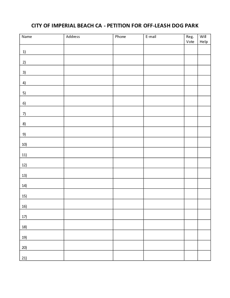 6+ Petition Templates - Word Excel PDF Formats 6+ Petition Templates - Word Excel PDF Formats