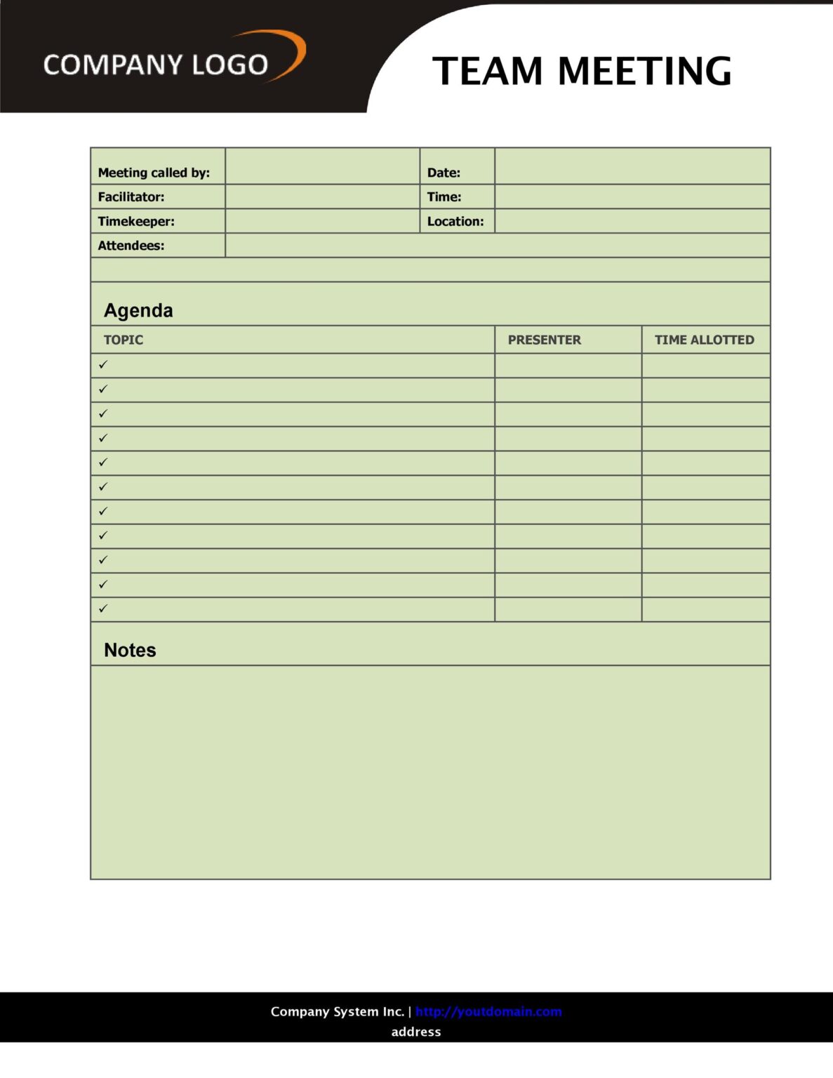 51+ Free Meeting Agenda Templates - Word Excel PDF Formats